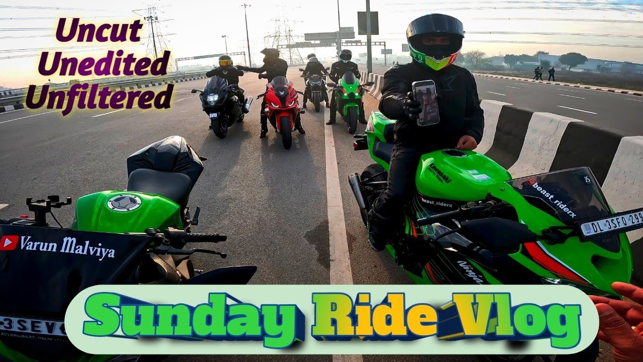 Truly Unedited unfiltered Sunday Ride Vlog| MotoVlog | Riding vlog ...
