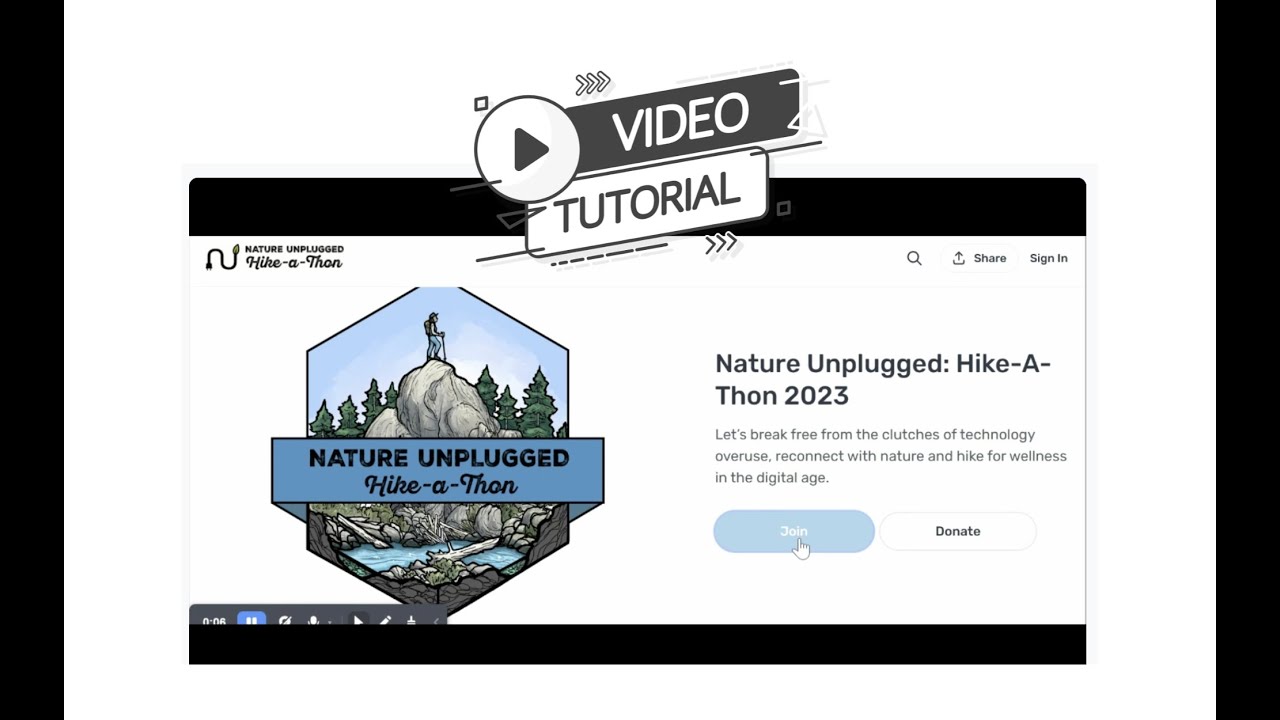 How To Register: Nature Unplugged Hike-A-Thon 2023 - YouTube
