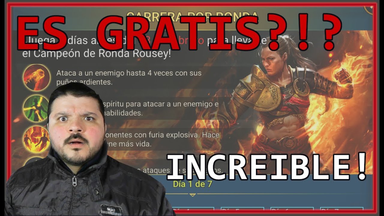 Impresionante campeon GRATIS!! Ronda Rousey - Raid Shadow Legends - YouTube