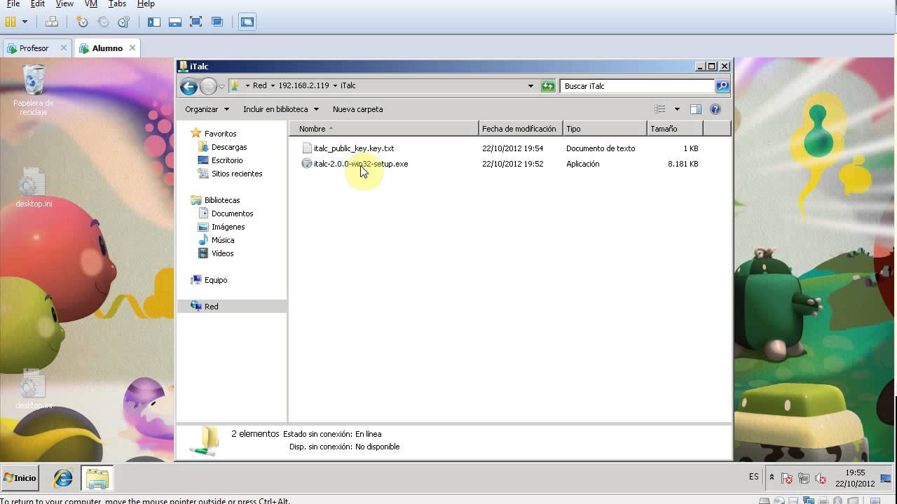 Instalar iTalc v2 en Windows (Profesor y Alumno) - YouTube