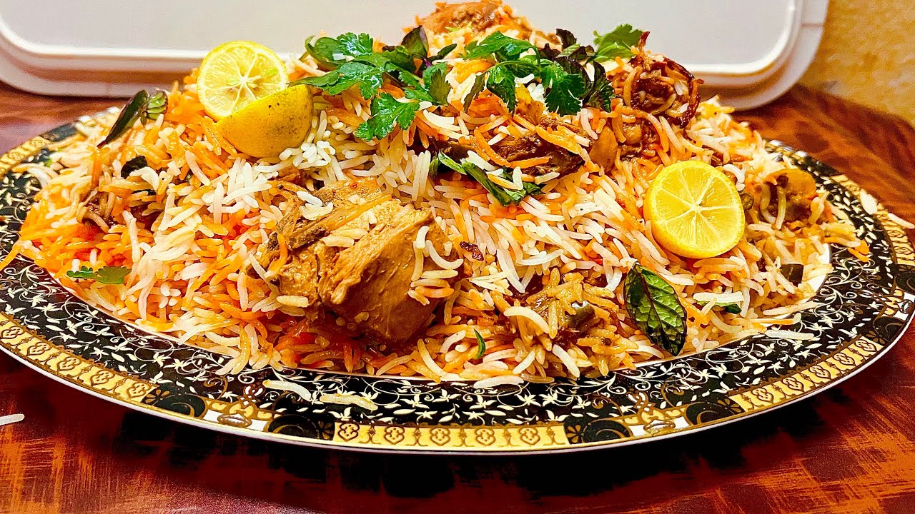chicken biryani recipe| Muslim style biryani recipe | karachi style ...