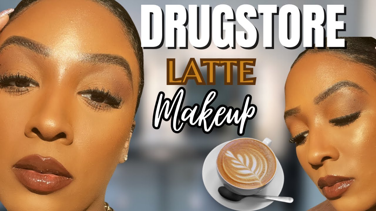 Drugstore "Latte Makeup" Tutorial For Beginers ☕️ - YouTube