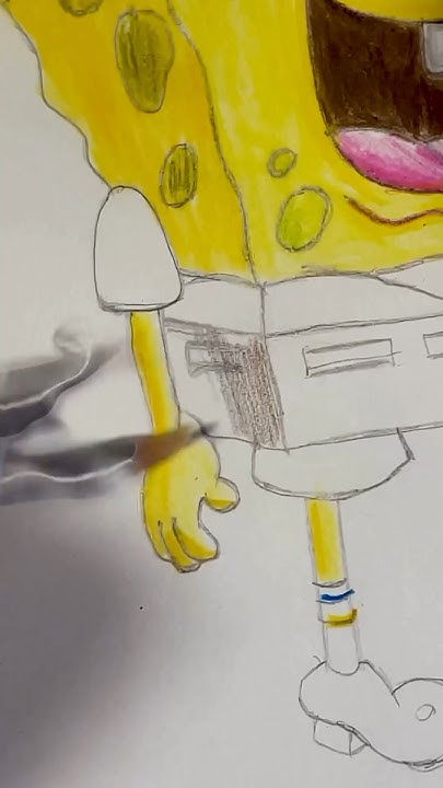 SpongeBob SquarePants #satisfying #art #spongebob - YouTube