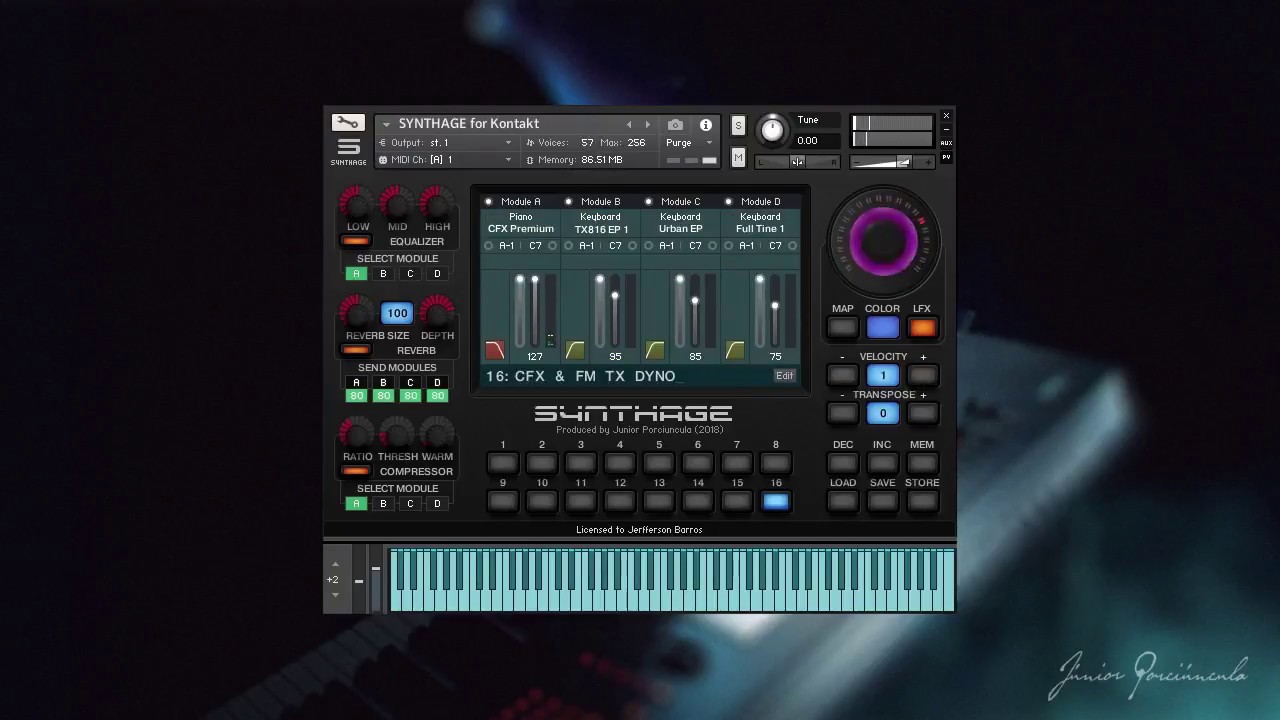 SYNTHAGE - Layers de Pianos Elétricos Luis Miguel - YouTube