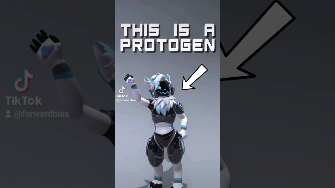 this is a protogen | #protogen #vrchat #furry #vtuber - YouTube