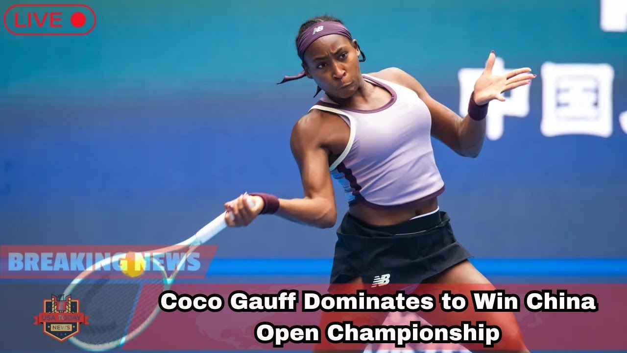 Coco Gauff Dominates to Win China Open Championship। USA TODAY NEWS ...