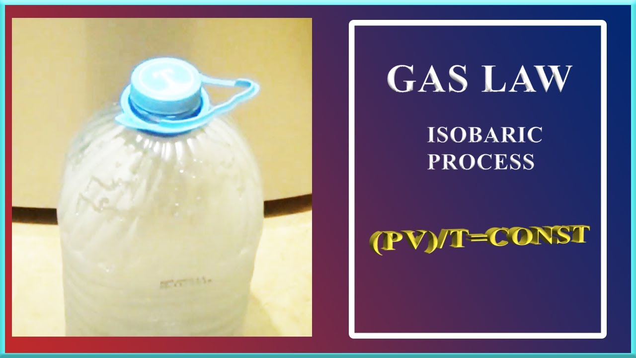 Gas law. Isobaric process. Physics. - YouTube
