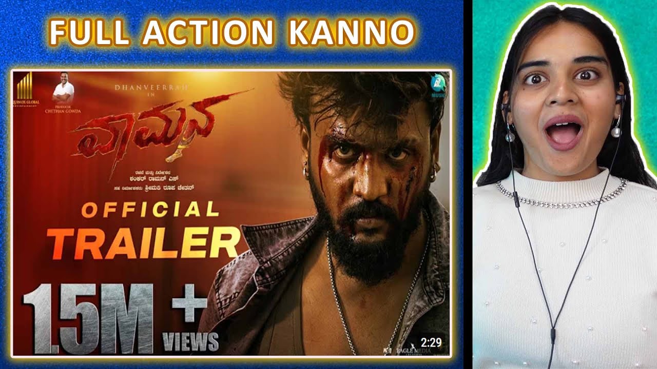 Vaamana Official Trailer REACTION | Dhanveerah | Reeshma Nanaiah | Neha ...