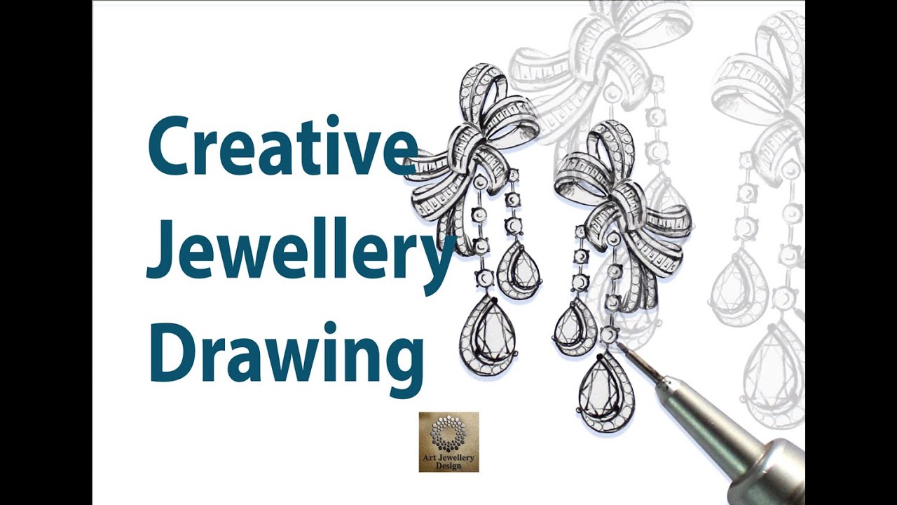 How to draw Jewellery || Earring Drawing || Easy Drawing # ...