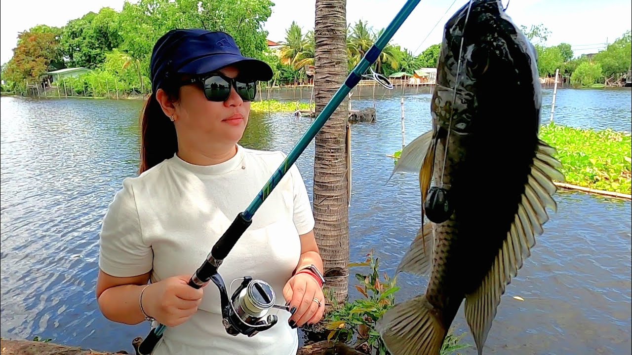 Tilapia Badass!!! Fishing at Alvarez Park Cafe, Valenzuela - YouTube