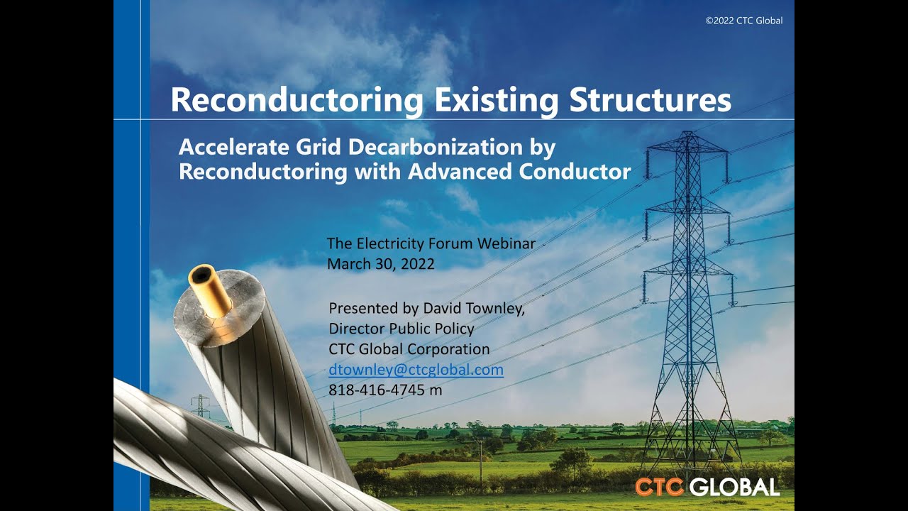 Accelerating the grid decarbonizing by Reconductoring existing ...