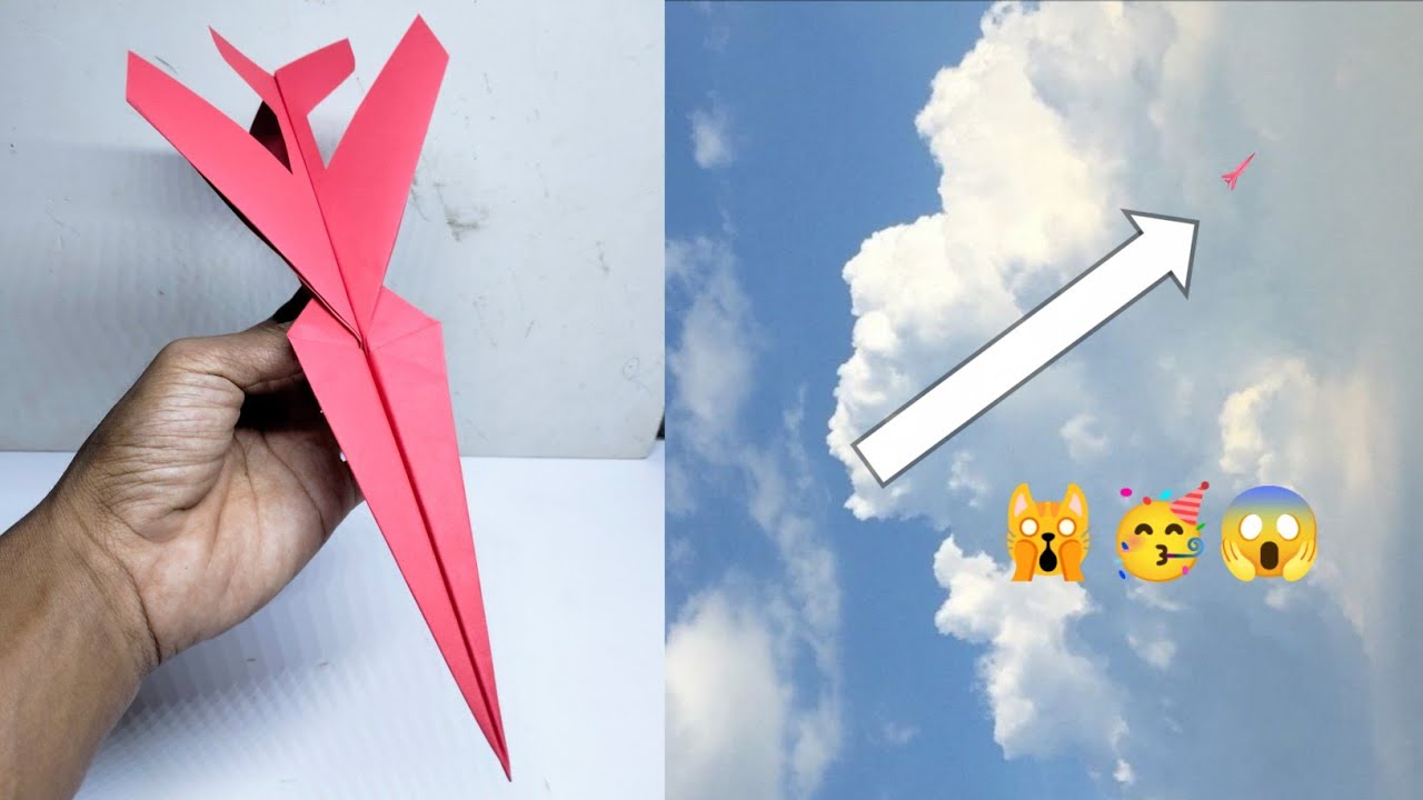 아주 멀리 날 수 있는 종이 비행기를 만드는 비결 | pape airplane that flies far - YouTube