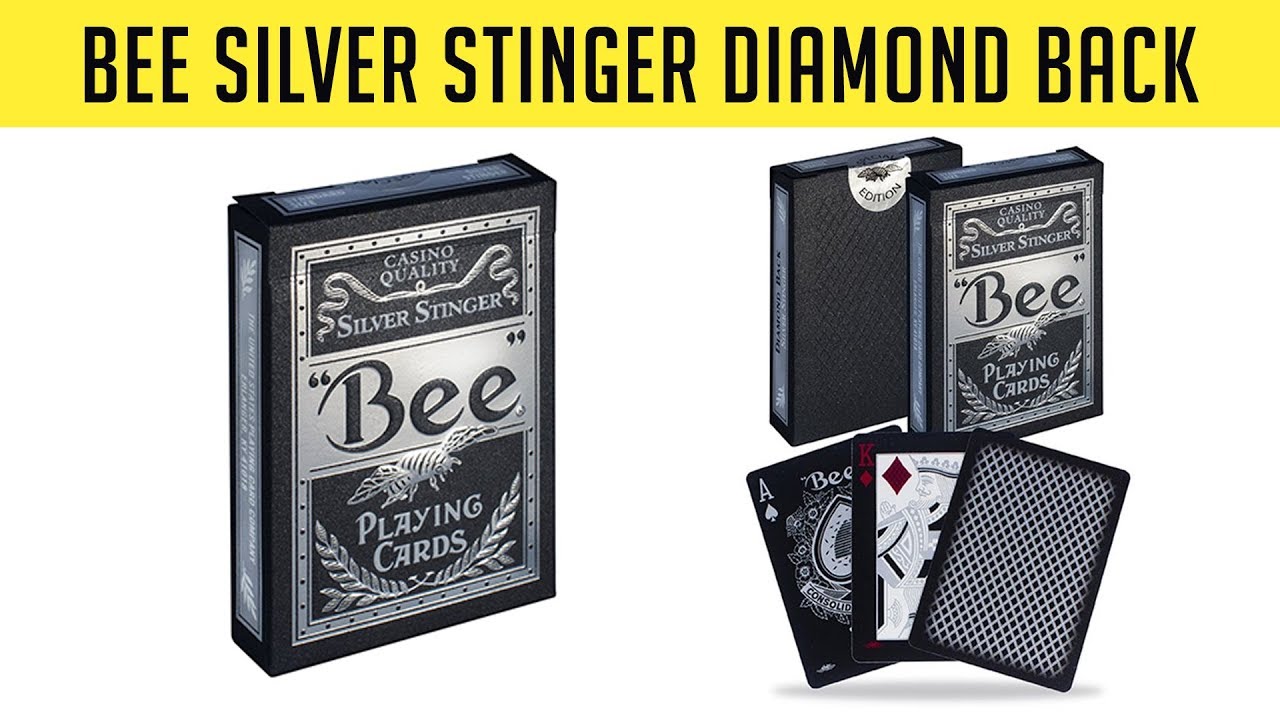 Deck Review: Bee Silver Stinger Diamond Back in Black - YouTube