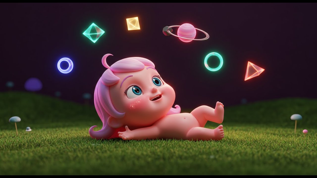 Baby Aura’s Prism Garden of Shapes | Nursery Rhyme for Toddlers Sing ...