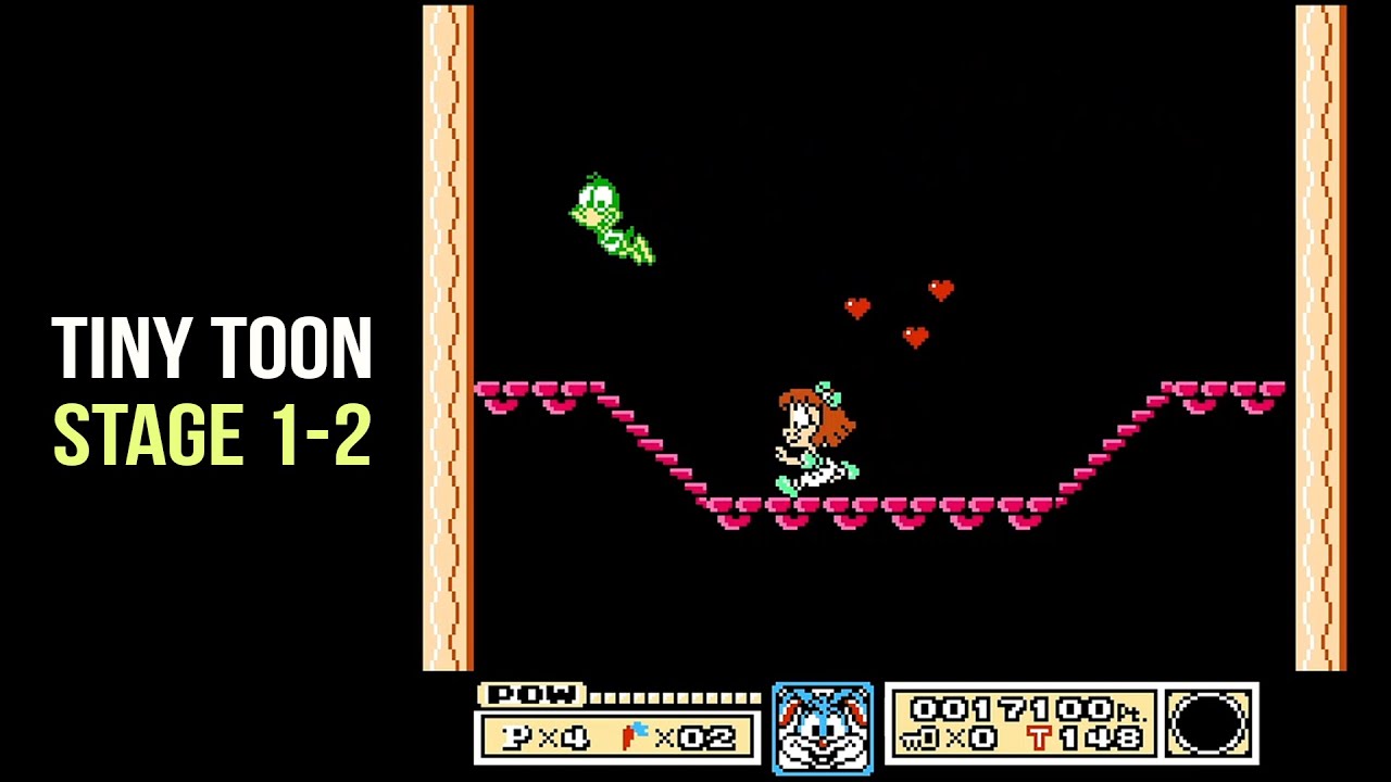 Tiny Toon Adventures. Stage 1-2. NES games - YouTube