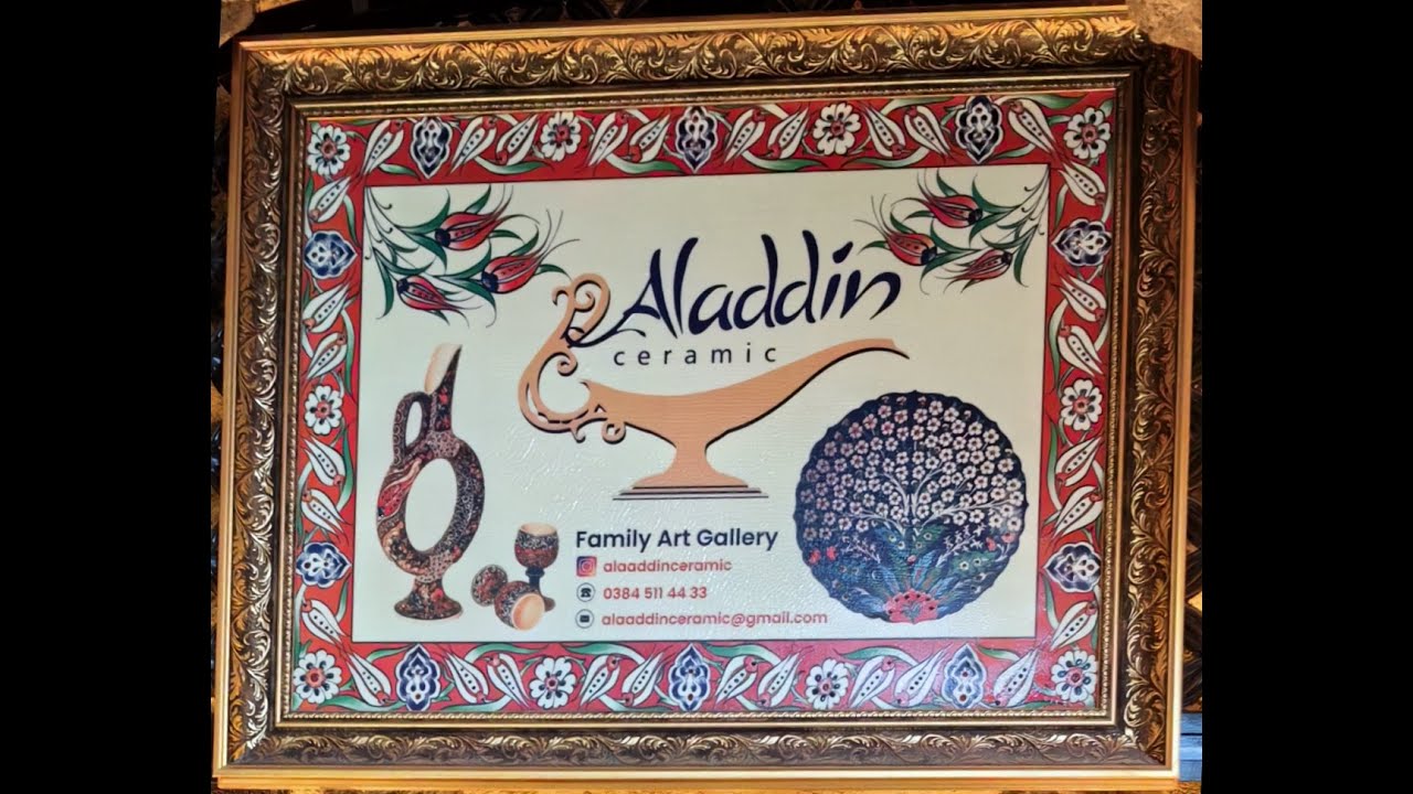 4k - Aladdin Ceramic - Family Art Gallery - Kapadokya - Turkey - YouTube