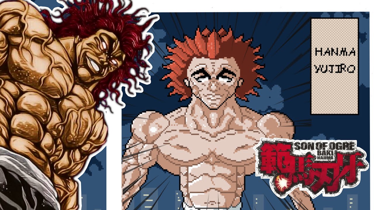 From Pixels to Power: Yujiro Hanma Timelapse Art - YouTube