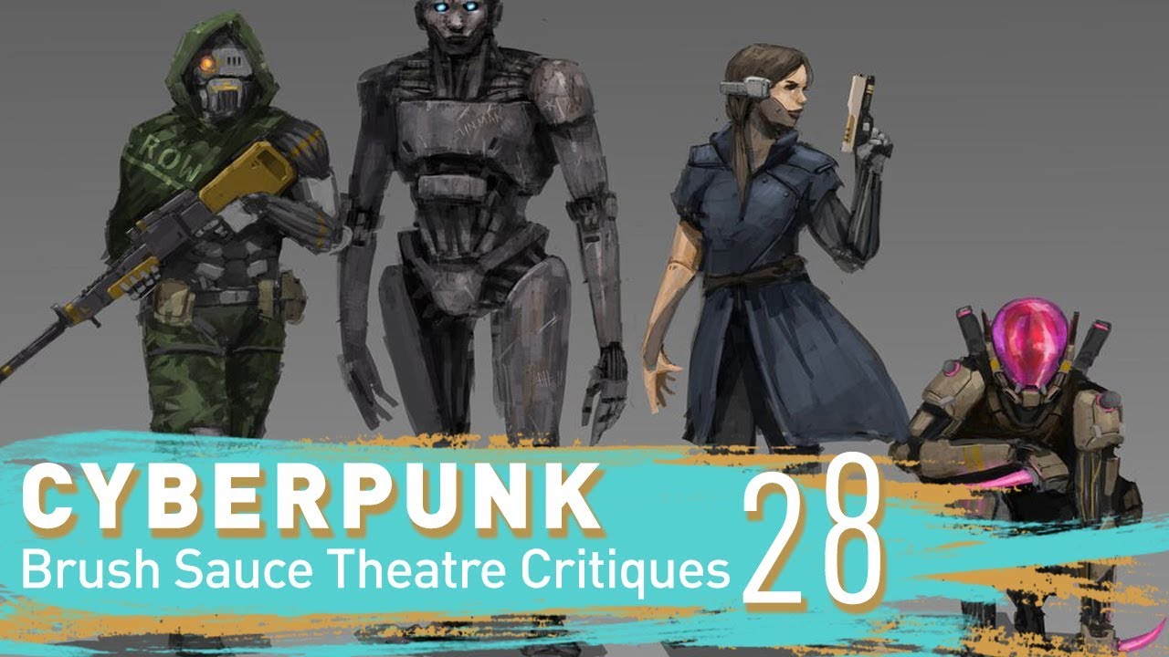 ART CRITIQUES: Cyberpunk character design - YouTube