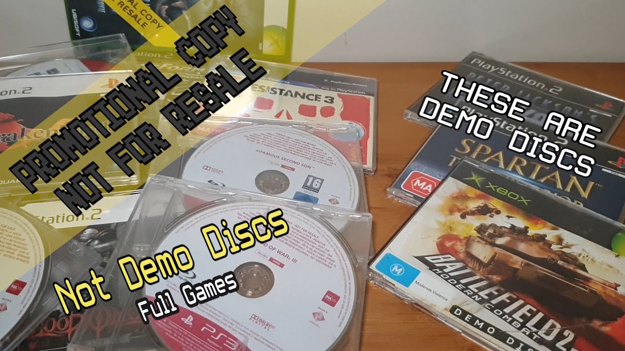 NOT FOR RESALE | PlayStation and Xbox 'NFR' Games in my Collection ...