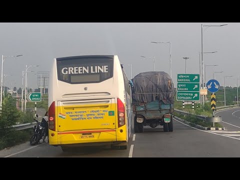 Chasing The International Volvo B8R Bus of Green Line | Suzuki Gixxer ...