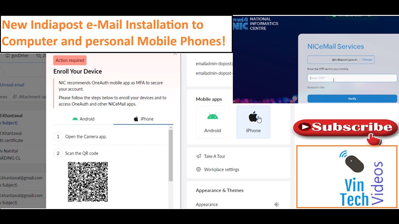 Indiapost eMail installation to Computer and Mobile Phones || Indiapost ...