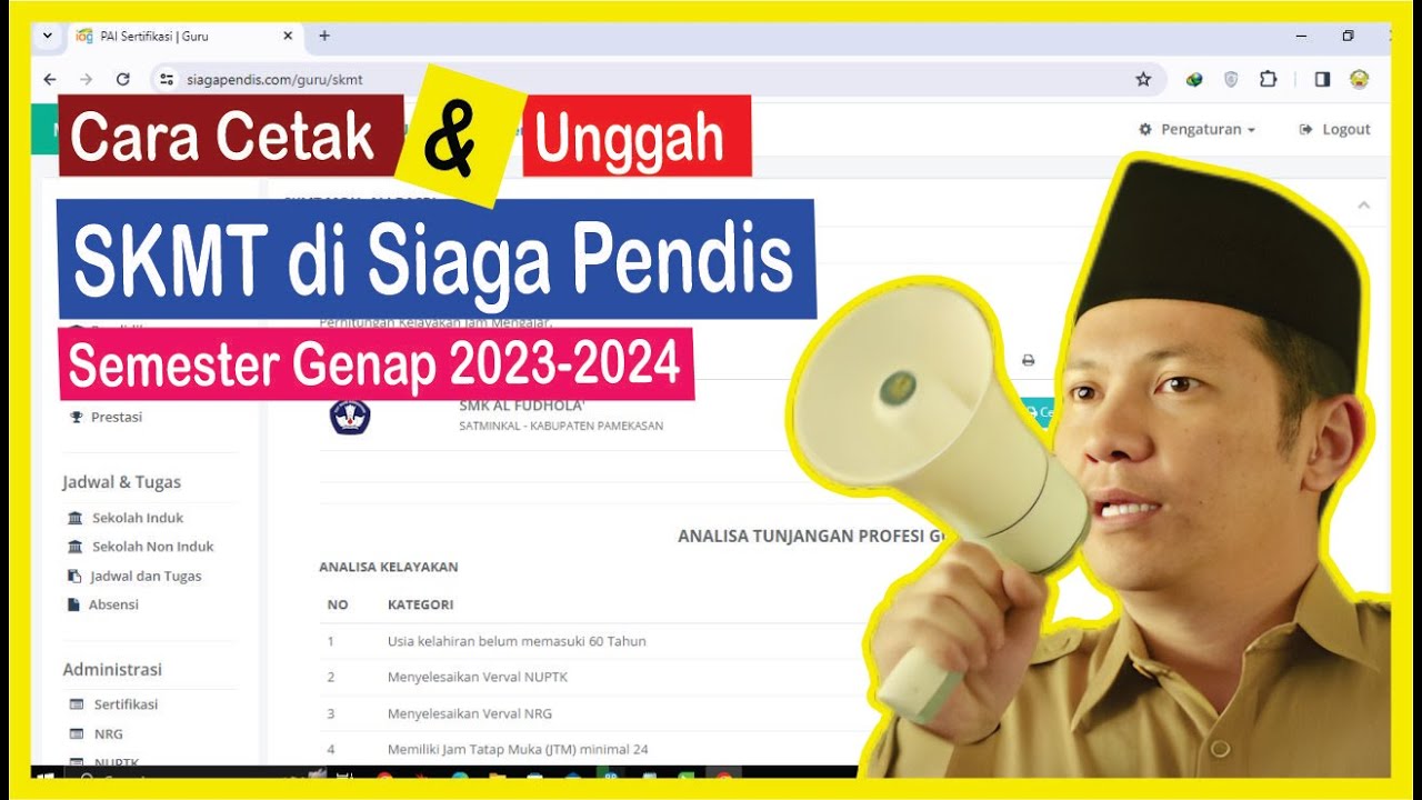Cara Cetak dan Mengunggah SKMT di Siaga Pendis 2024 - YouTube
