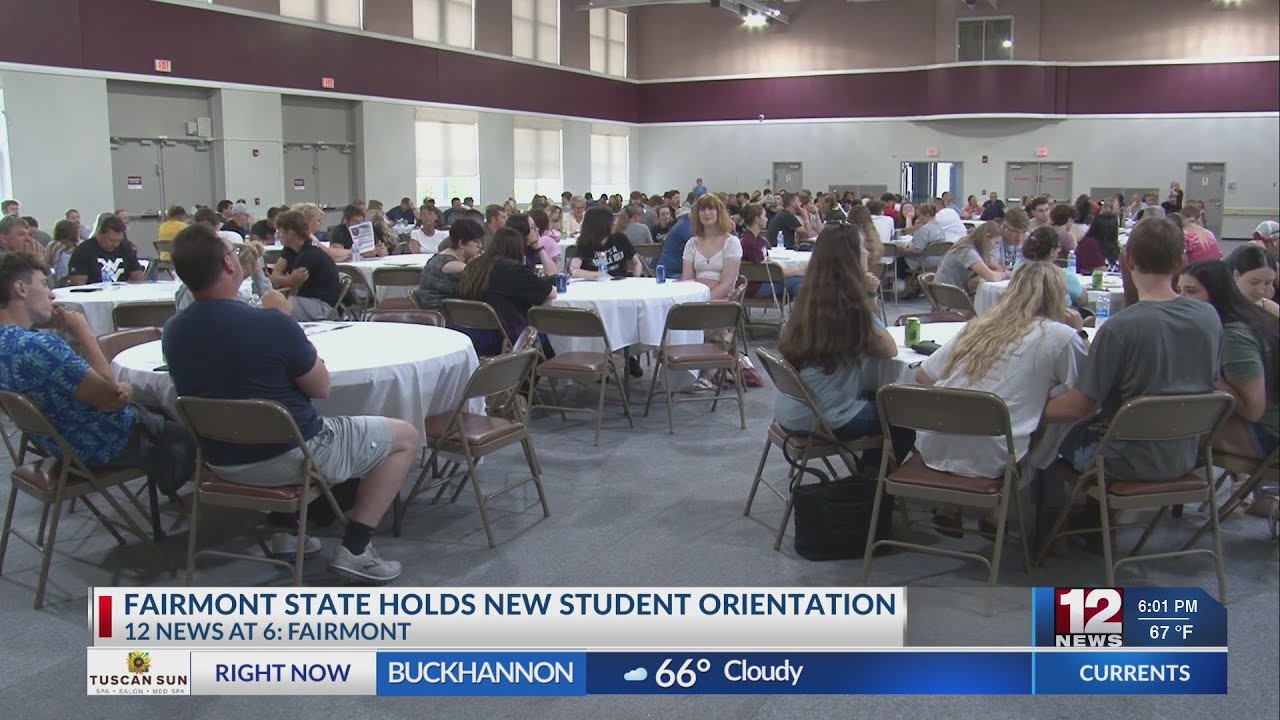 Fairmont State holds new student orientation - YouTube