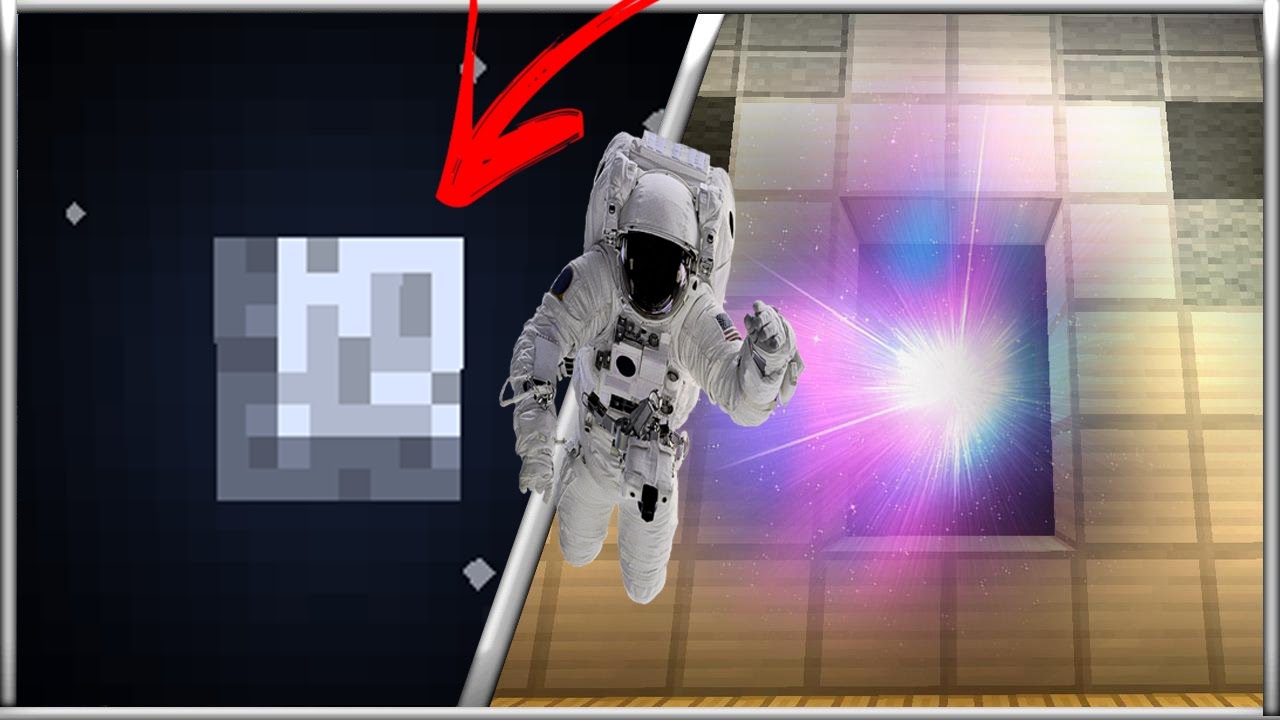 COMO FAZER UM PORTAL PARA O MUNDO DA LUA - MINECRAFT - YouTube