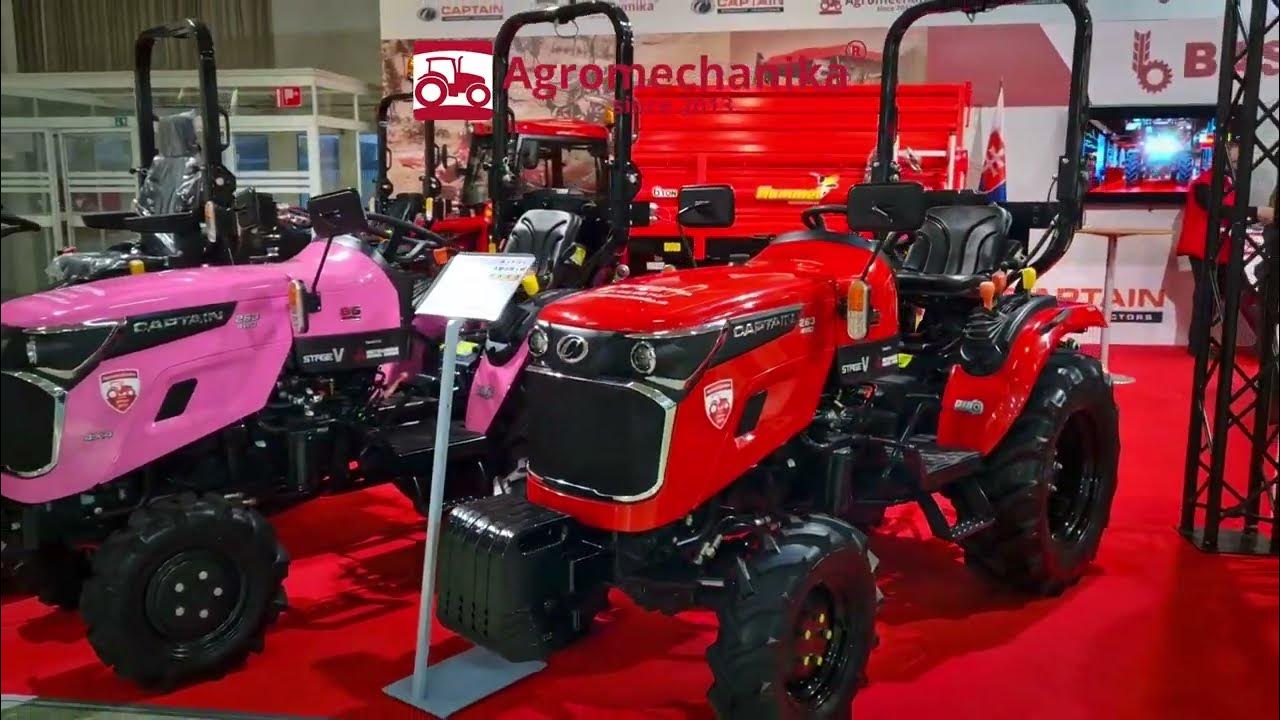 Malotraktory CAPTAIN na výstave Agrosalón 2022 v Nitre - YouTube
