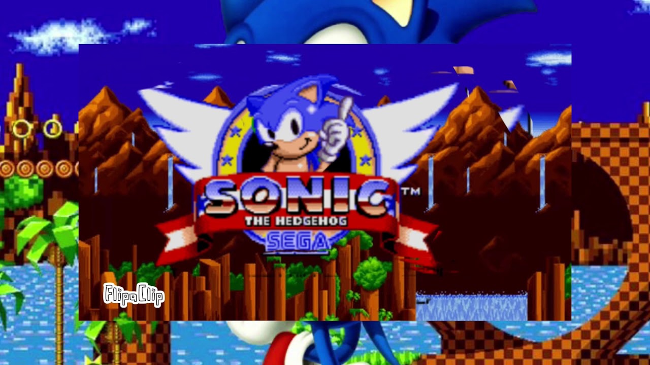 Sonic 1 title screen - YouTube