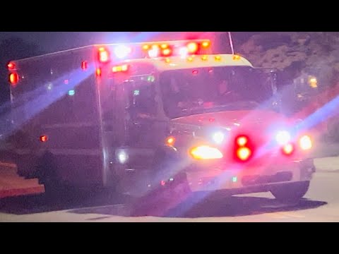 Baltimore County Fire Department Ambulance 13 Responding to a Medical ...