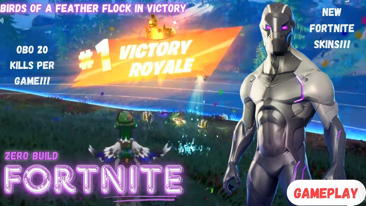 ZERO BUILD FORTNITE: Birds of a Feather Flock in Victory - YouTube