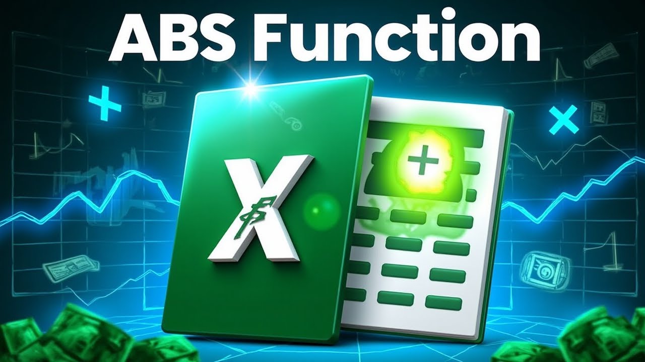 ABS Function In Excel - YouTube