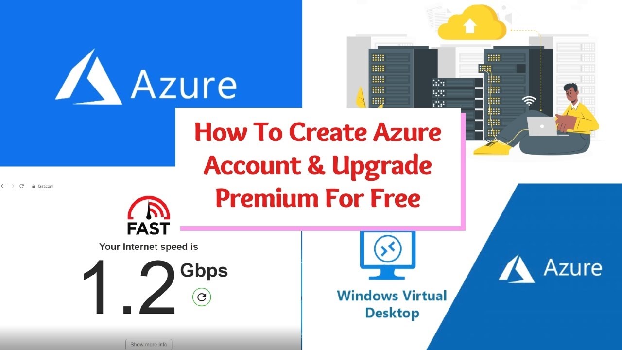 How To Create Azure Trial Account with $200 Credit & Upgrade iT Premium ...