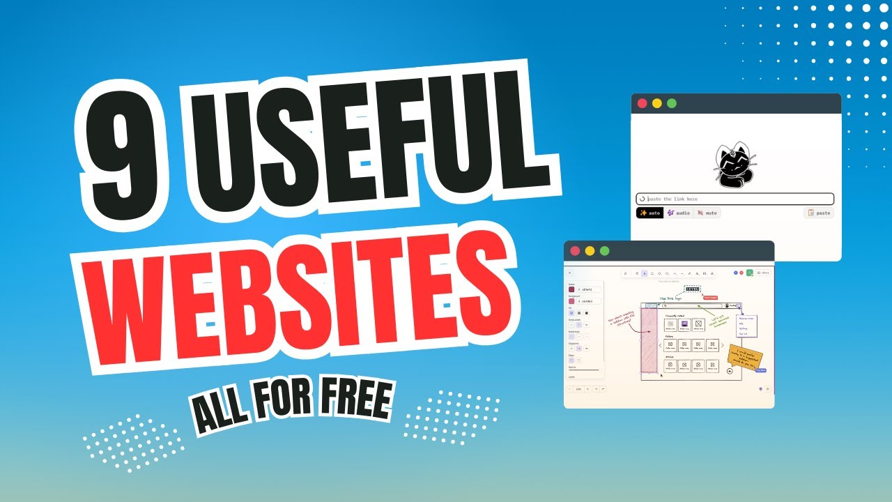 9 Useful Free Websites That Everyone Needs in 2025! - YouTube