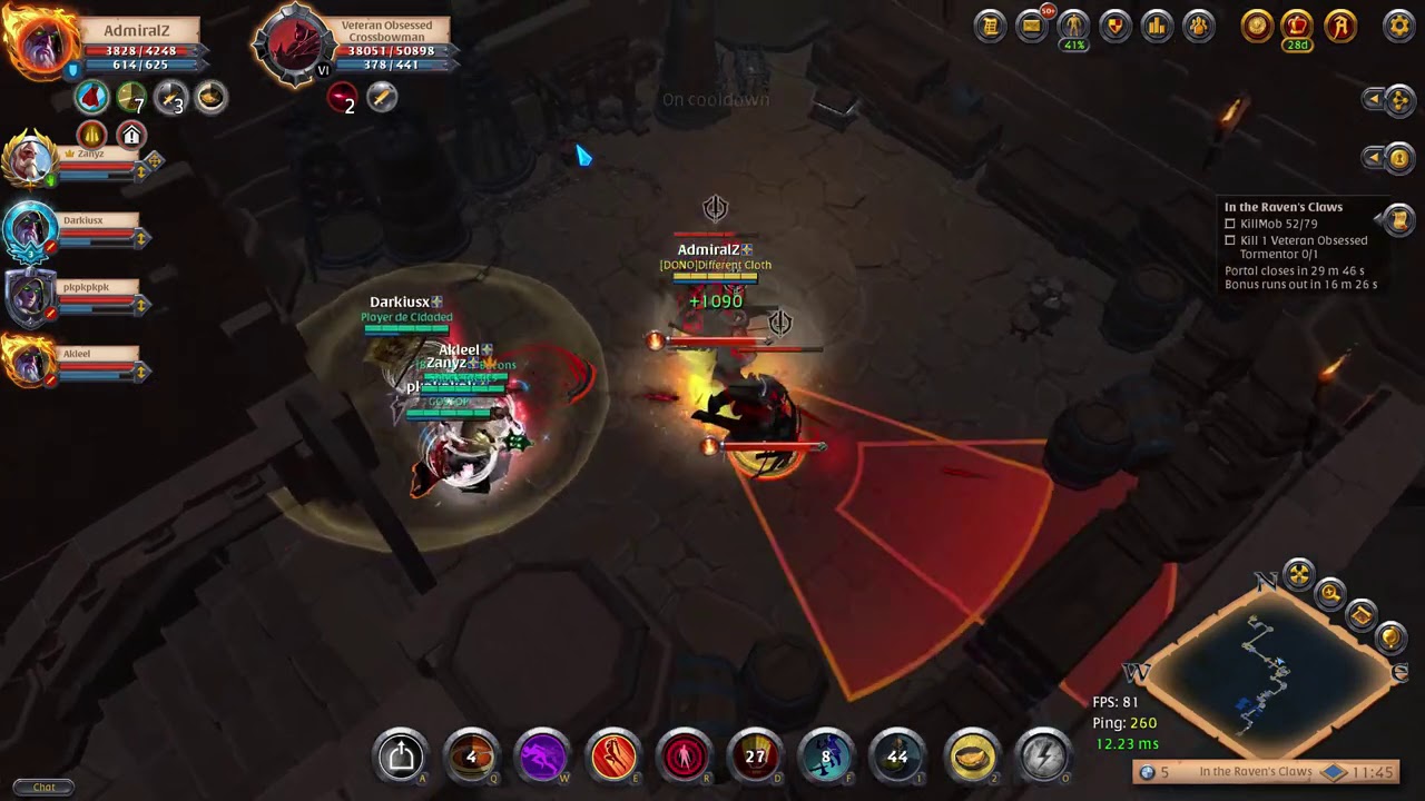 Albion Online HCE Raven's claws 18 Final Tutorial Video Tank POV - YouTube