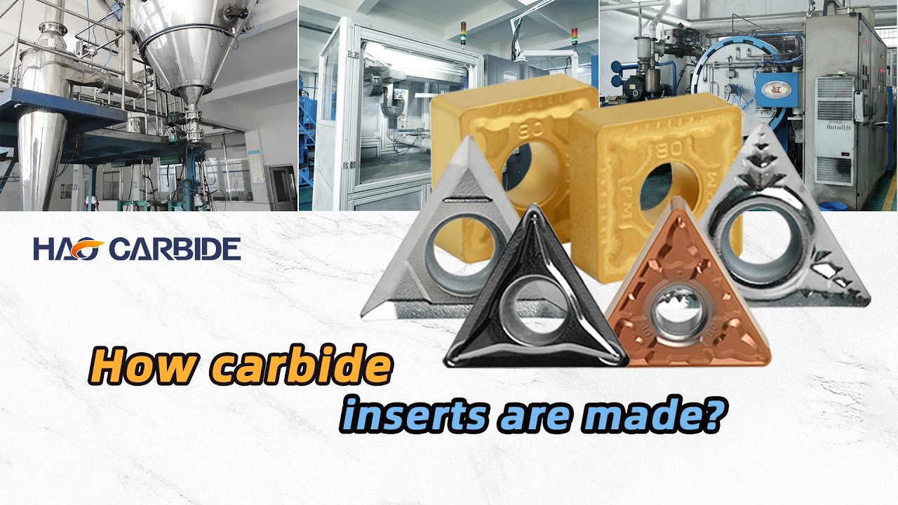 How carbide inserts are made? - YouTube
