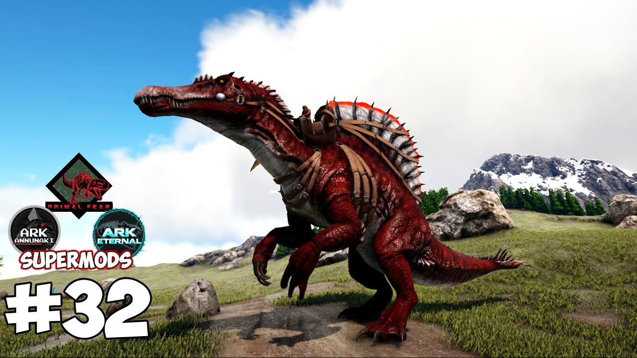 DOMAMOS UM SPINO ALPHA!! ep.32 - ARK SUPER MODS HARDCORE - YouTube