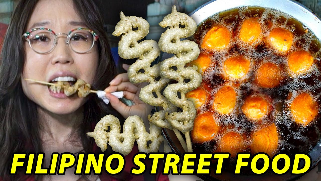 FILIPINO STREET FOOD at Quiapo Market Tour 🇵🇭 Manila, Philippines - YouTube