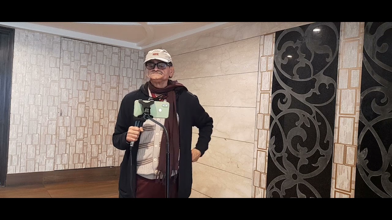 singing a ghazal written by Mohsin Akhtar, composed n sung by Gulam Ali ...
