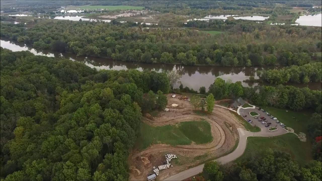 Grand Ravine North Park on the Grand River, Ottawa County Michigan ...