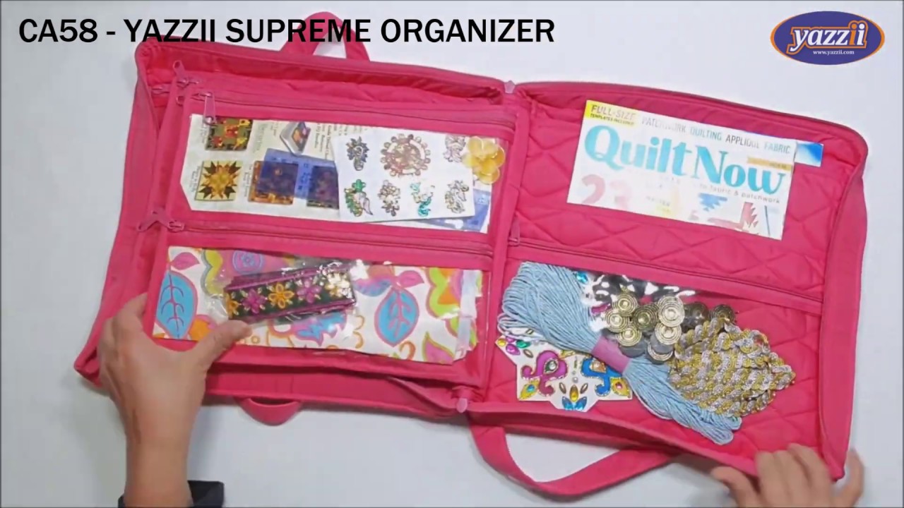 CA58 Yazzii Supreme Organizer | Yazzii Craft Bags - YouTube