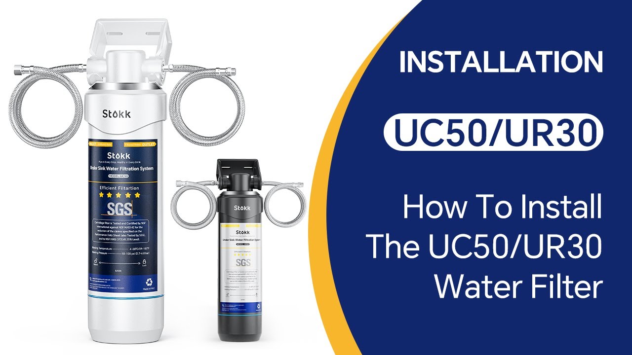 How to install Stokk UC50 Direct Connect Under sink Water Filtration ...
