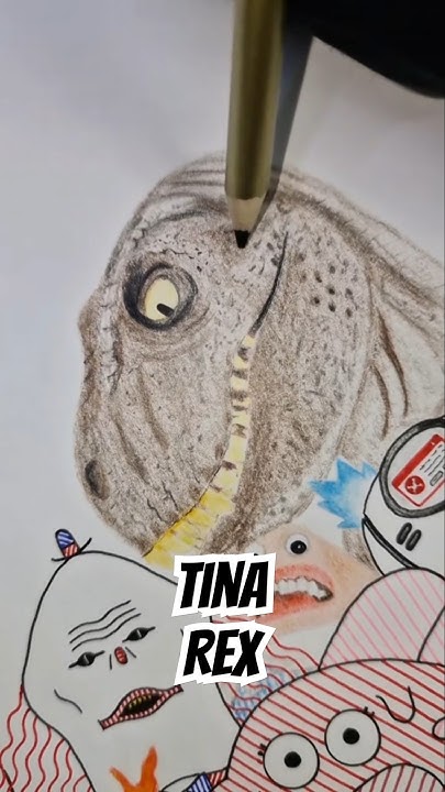 Tina Rex #tawog #gumball #satisfying #art #ink #drawing #tinarex #trex ...