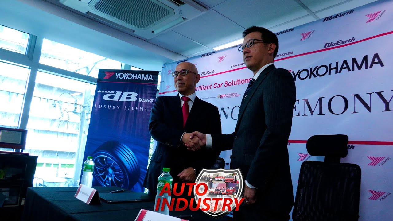 Yokohama Tires Signs Partnership with BPITCR | Auto Industry News - YouTube