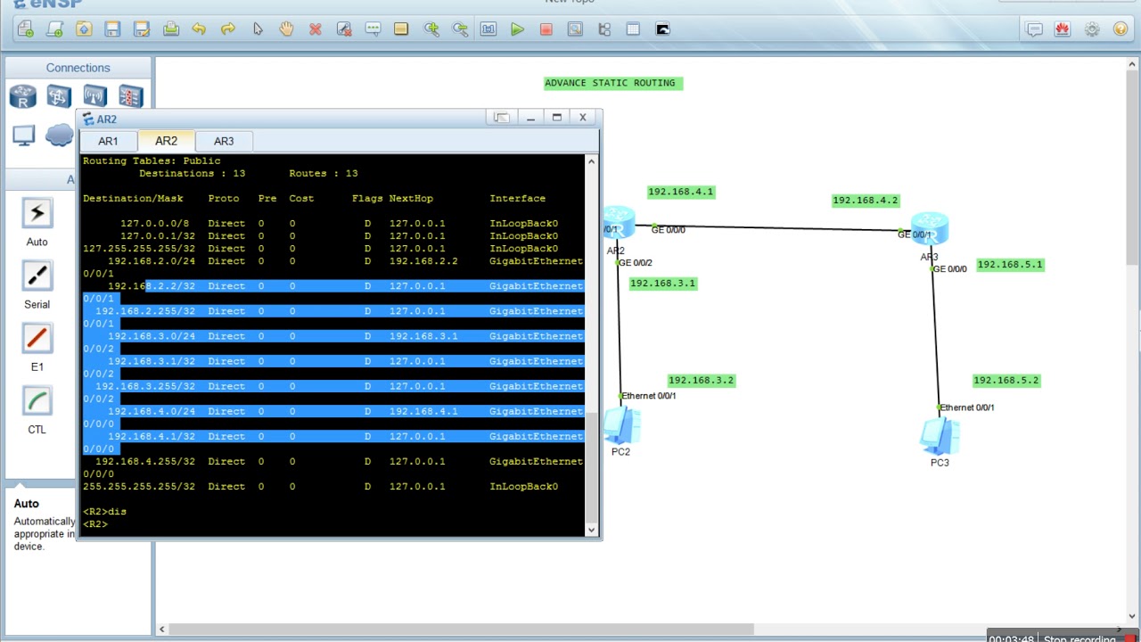 Advance Static Route on Huawei Routers - YouTube