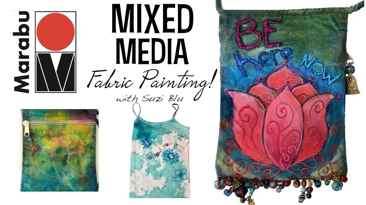 Suzi Blu paints wearables with boho style - YouTube