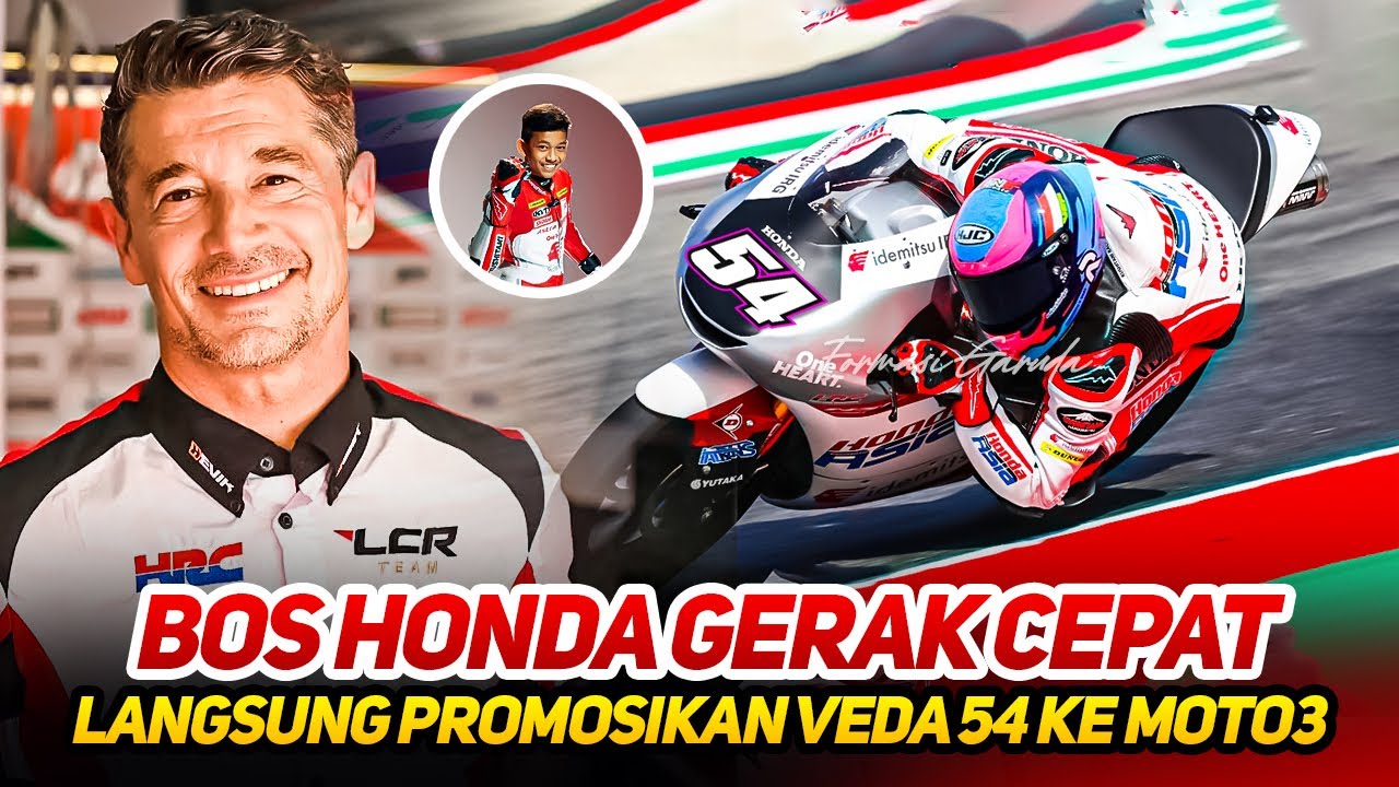 bidik veda ega pratama podium🏆bos honda sengaja promosikan veda ega ...