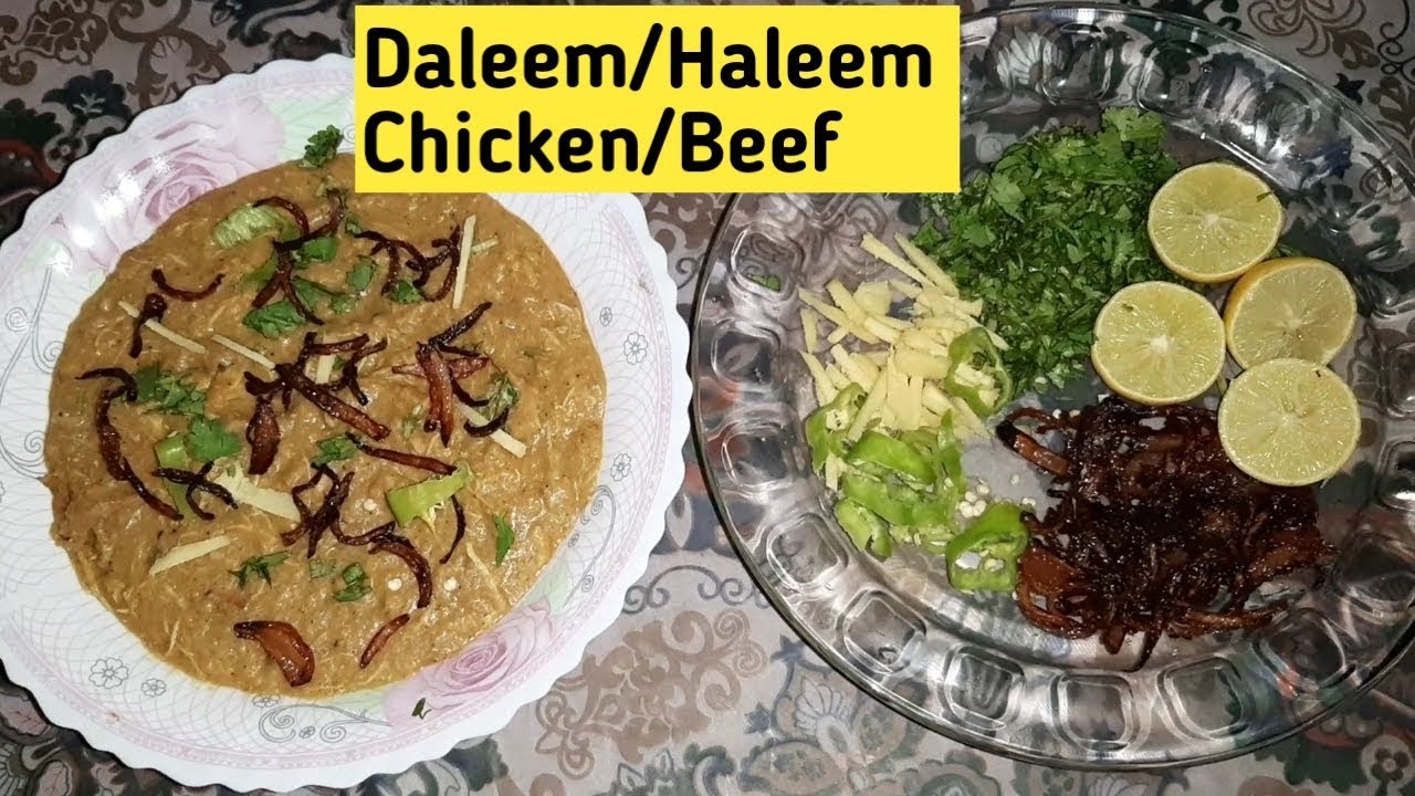 Daleem Recipe | Chicken/Beef Haleem Same Recipe | Sunday Special ...