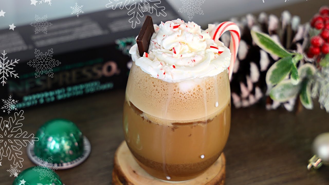 How To Make A Hot Cozy Starbucks Peppermint Mocha || Nespresso ...